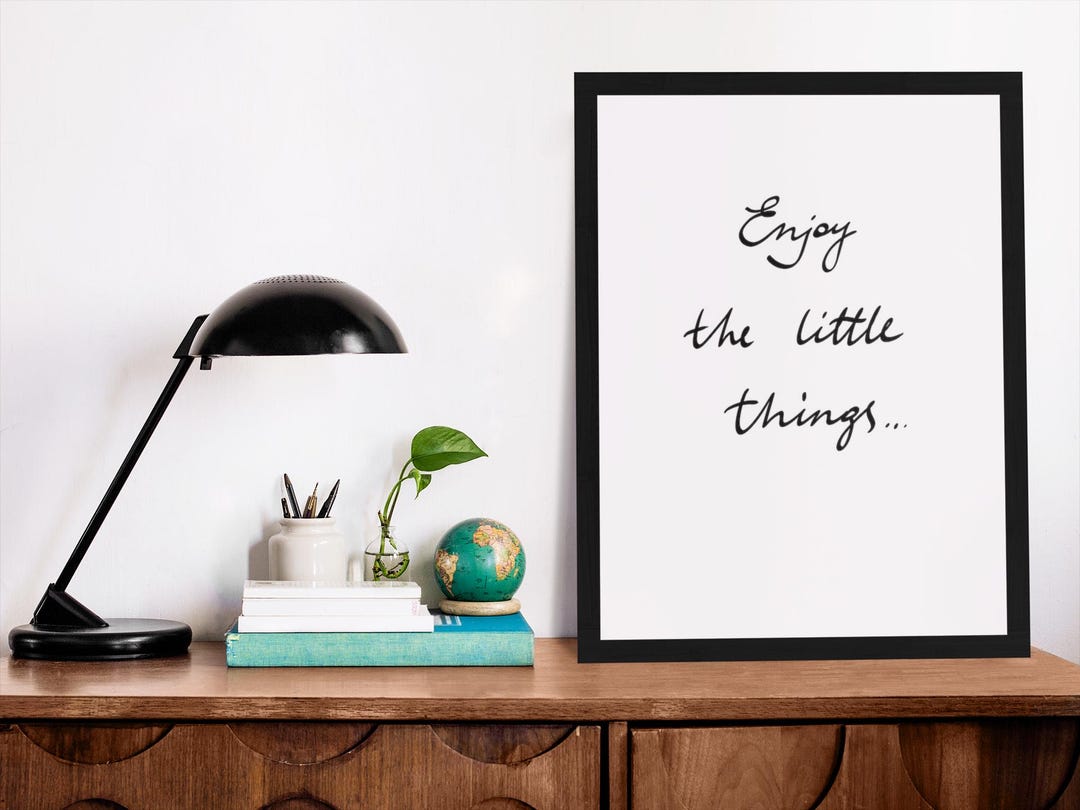 Enjoy the Little Things | Printable Wall Art | Digital Download - Etsy
