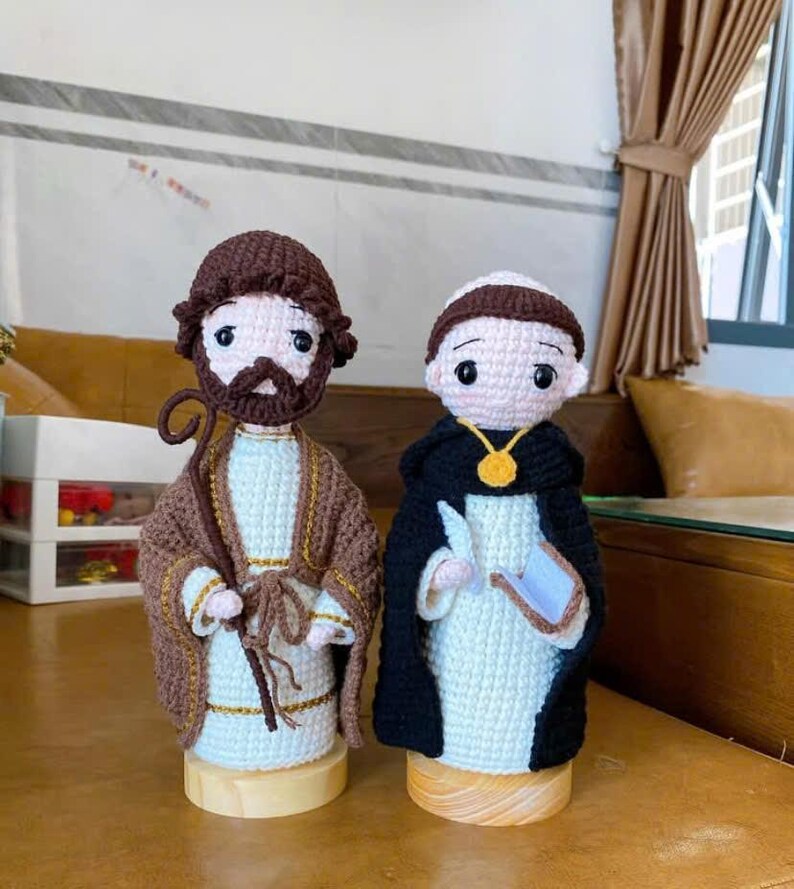 Handmade Catholic Crochet Doll Set – Saint Figures - Etsy