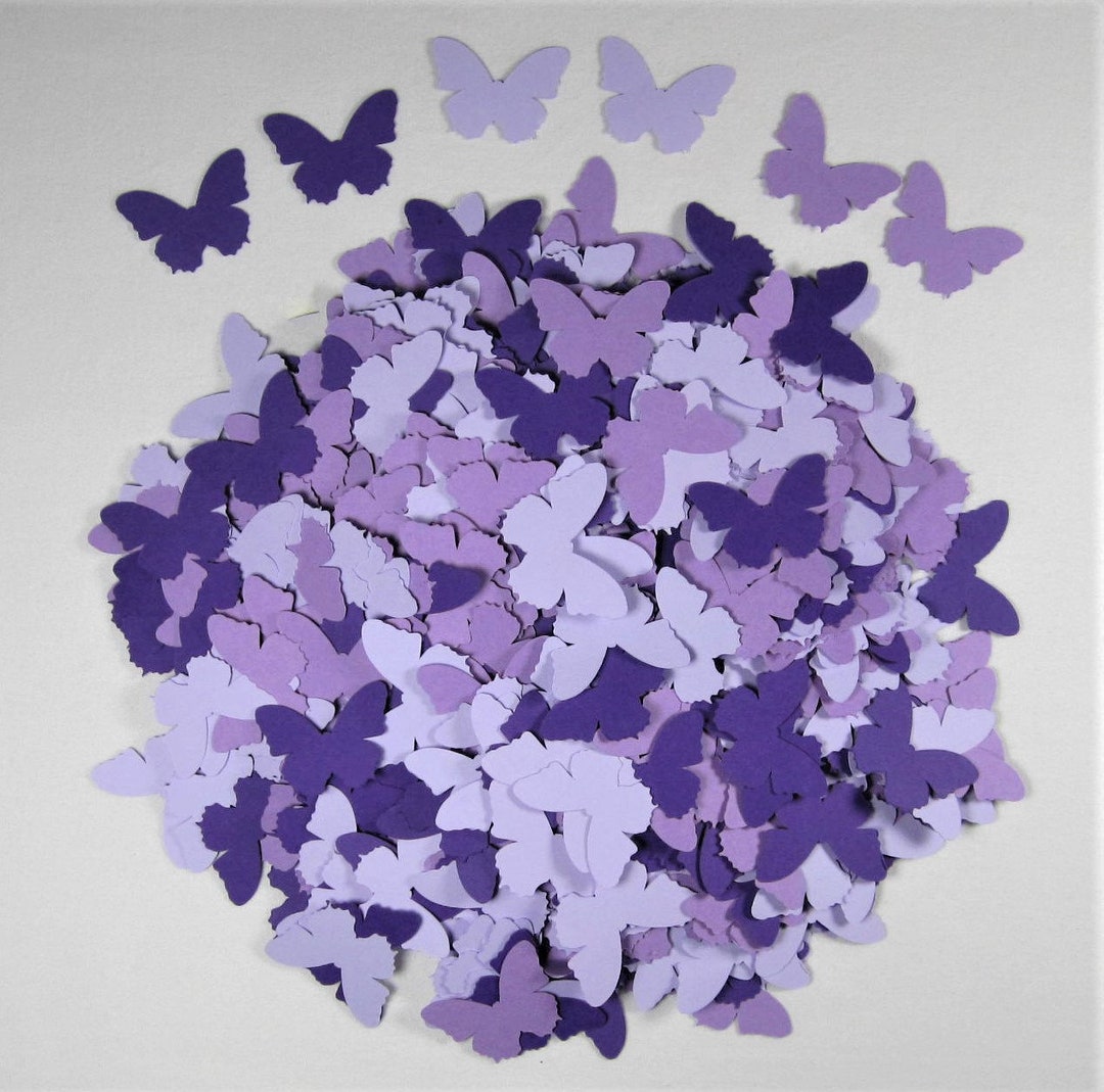 300pc Birthday or Wedding Butterfly Confetti Table Top Party Decoration ...