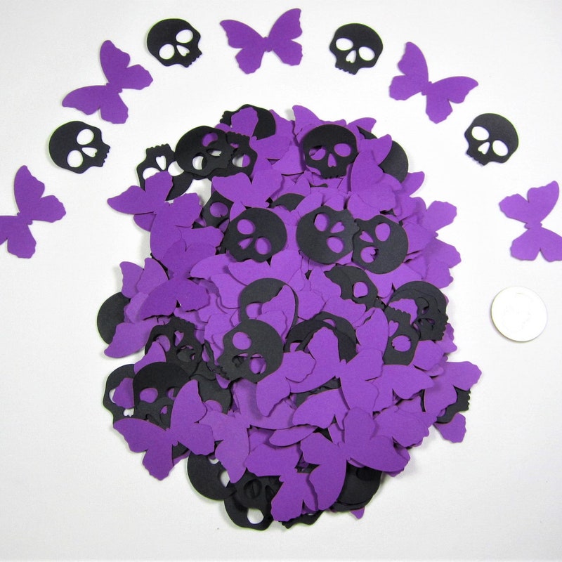 Purple Confetti - Etsy