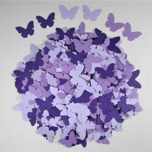 300pc Birthday or Wedding Butterfly Confetti Table Top Party Decoration ...