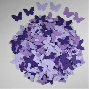 300pc Birthday or Wedding Butterfly Confetti Table Top Party Decoration ...