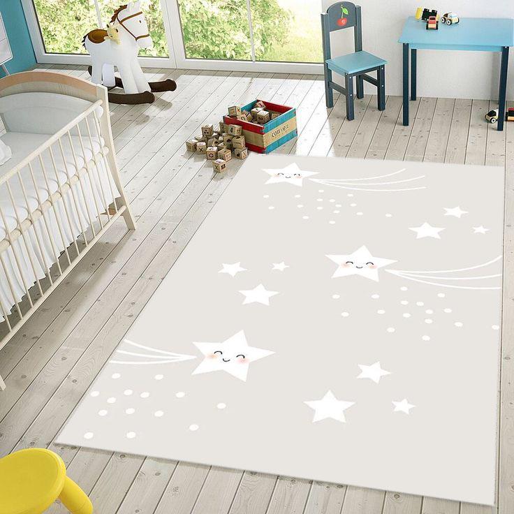 Personalized Shooting Star Rug for Kids Room | Soft Nursery Carpet With ...