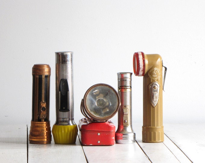 Vintage Flashlight Collection - Etsy