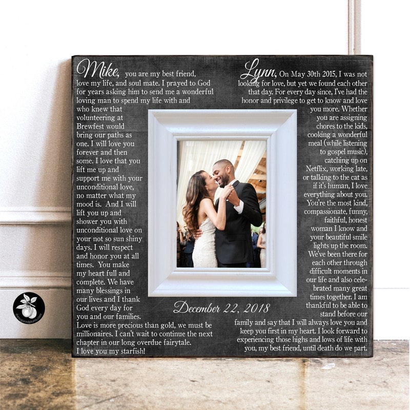 Wedding Vows Framed - Etsy