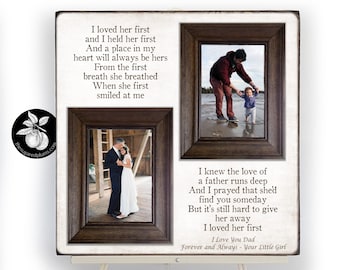 Father of the Bride Picture Frame Wedding Gift for Dad - Etsy