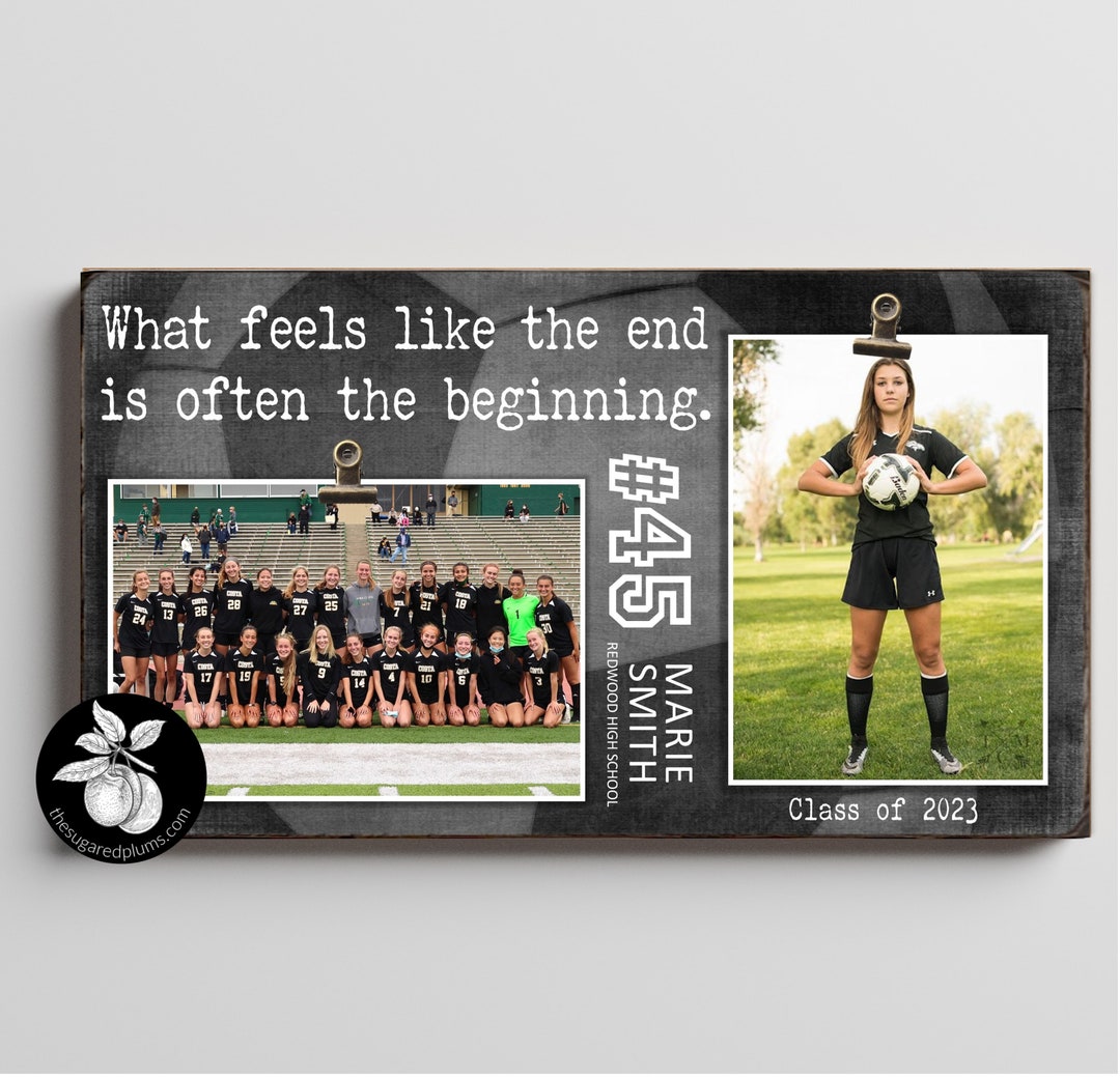 Personalized Senior Night Soccer Picture Frame, Sports Team Gift ...