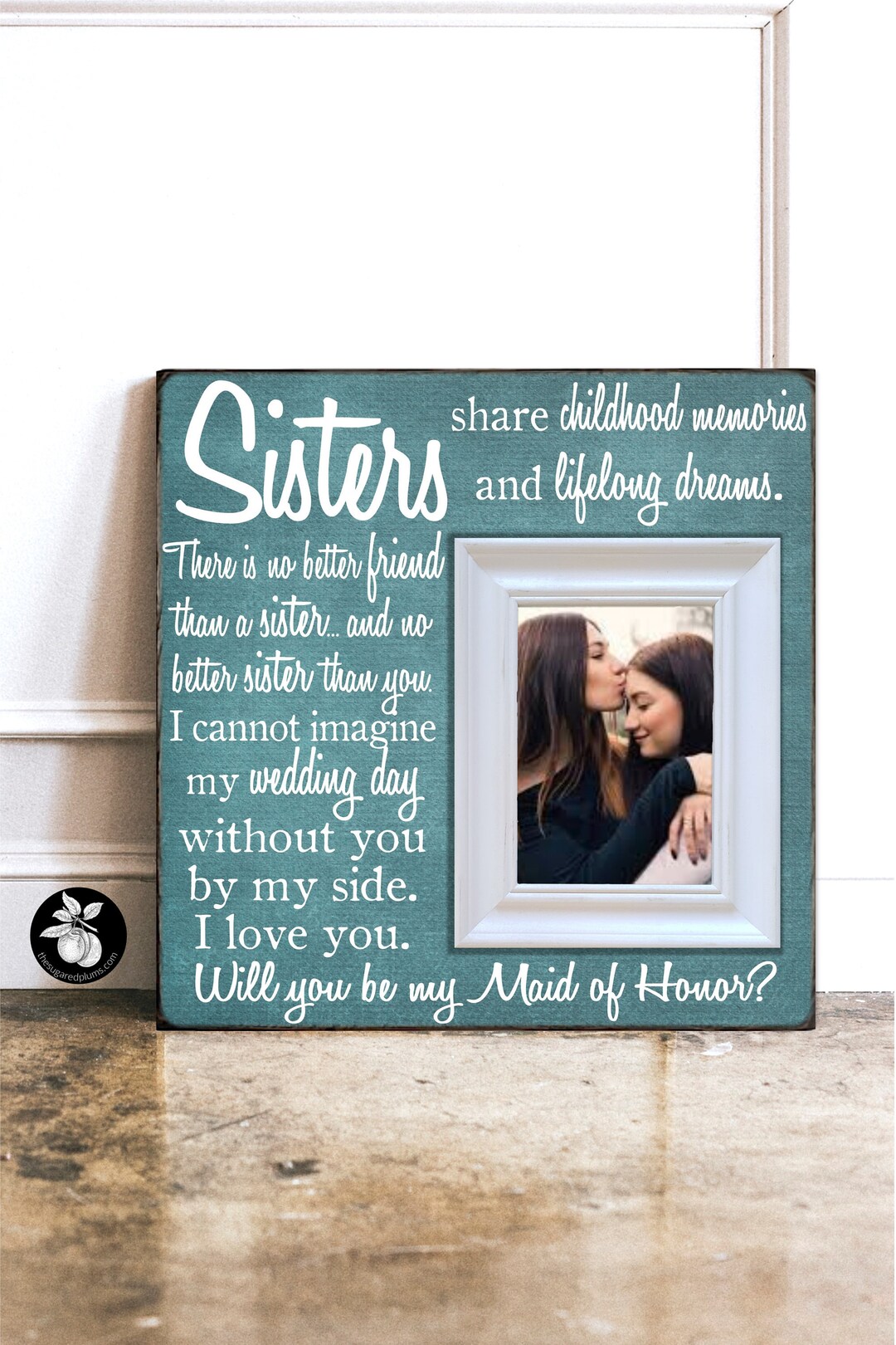 Bridesmaid Proposal Picture Frame: Maid of Honor Gift, Wedding Party ...