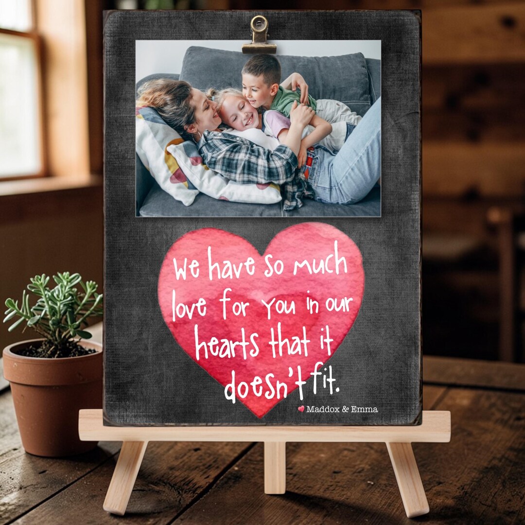 Custom Mom Gift From Kids, Personalized First Mother's Day Picture ...