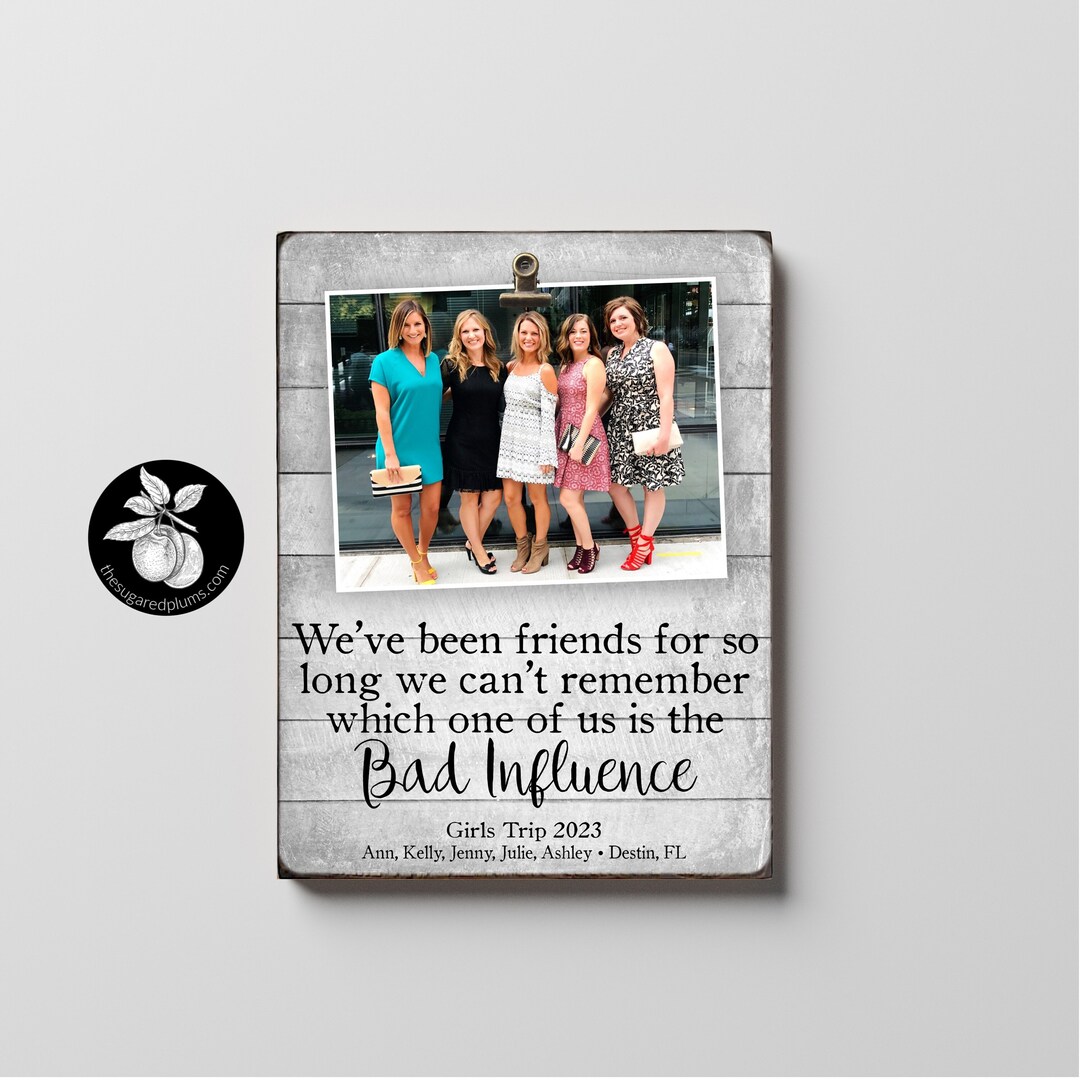 Girls Trip Personalized Picture Frame, Vacation Custom Frame ...