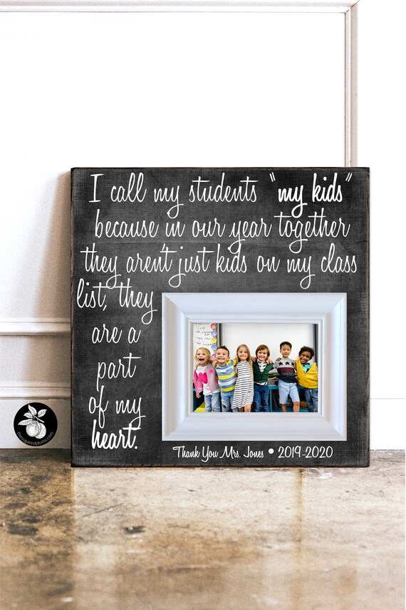 Personalized Teacher Frame Thank You Teacher Gifts Teacher - Etsy