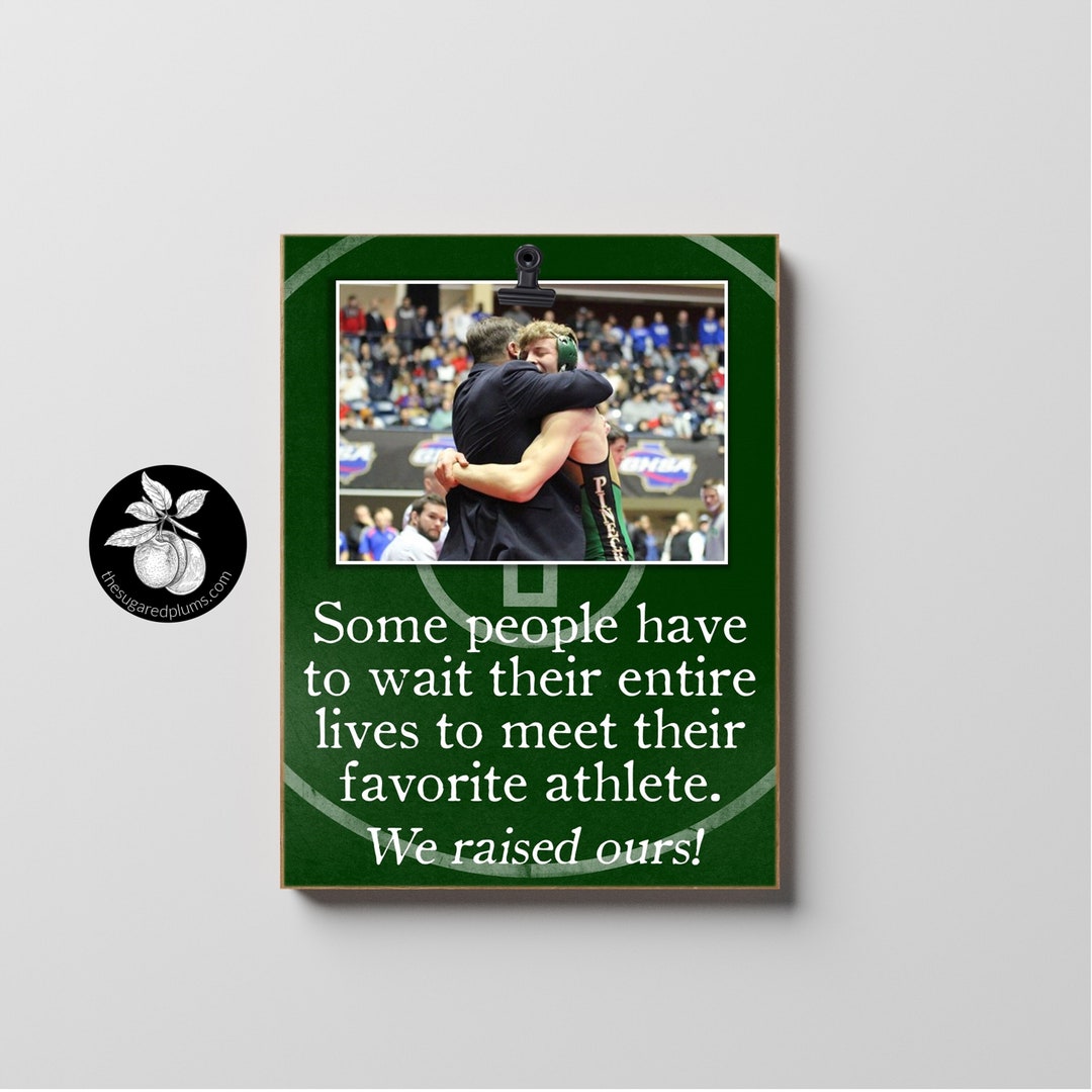 Personalized Senior Wrestling Picture Frame, Wrestler Senior Night Gift ...