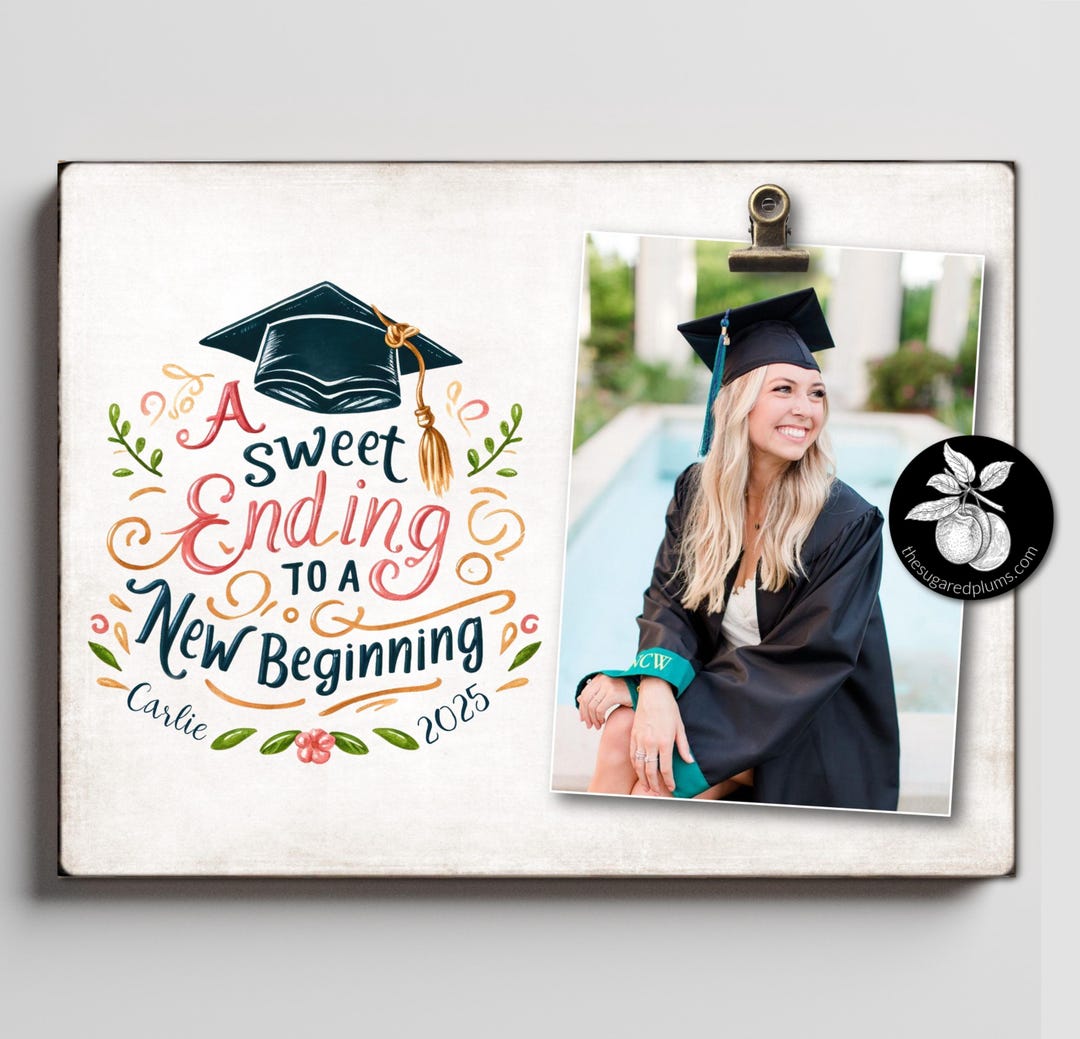 Personalized Graduation Photo Frame: Class of Gift, Keepsake (9x12) - Etsy