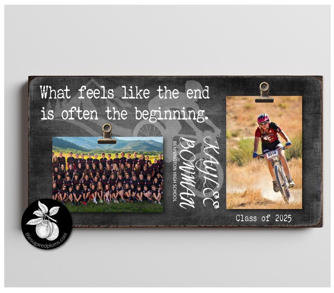 Personalized Senior Night High School Cycling League Picture Frame ...