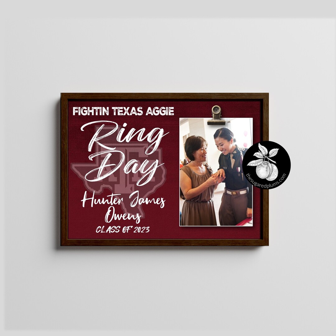 Texas A&M Aggie Ring Day Gift Idea, Aggie Ring Day, Aggie Graduation ...