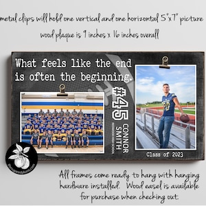 Personalized Senior Football Player Gift Idea, Customized Graduation ...