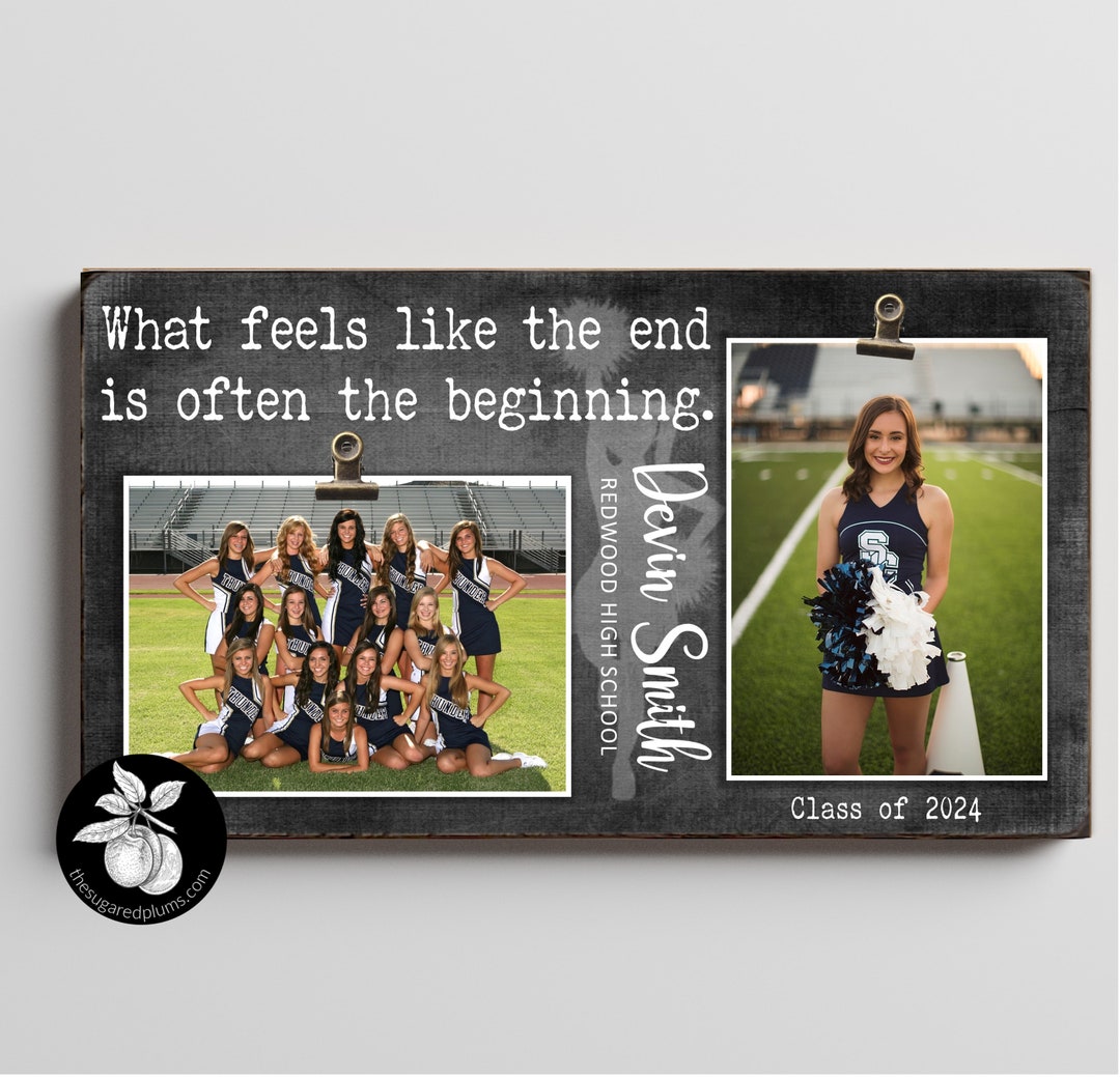 Personalized Cheerleader Graduation Frame Cheerleader Graduation Gift ...