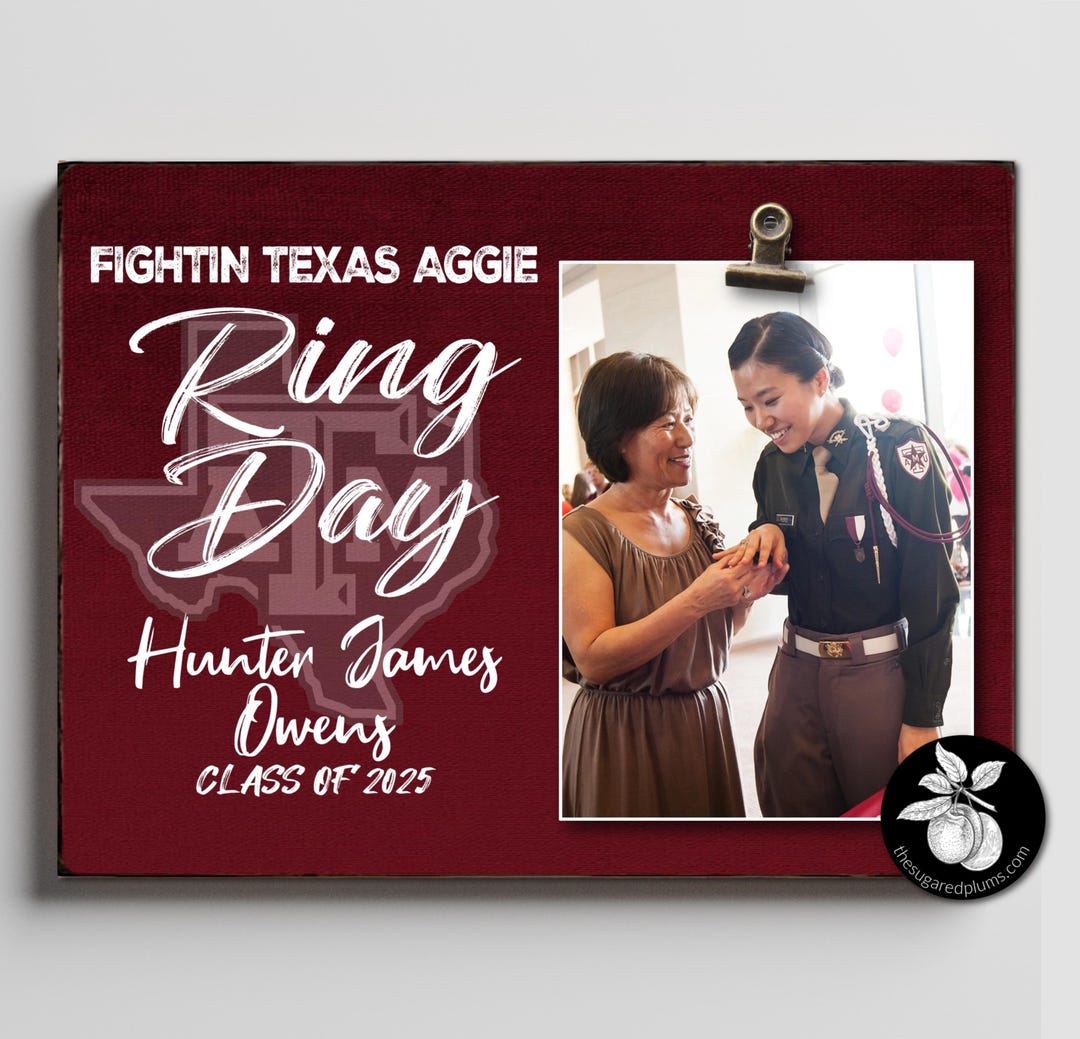 Texas A&M Aggie Ring Day Gift Idea, Aggie Ring Day, Aggie Graduation ...