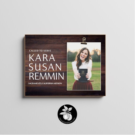 Called to Serve LDS Missionary Photo Frame Sister Missionary - Etsy