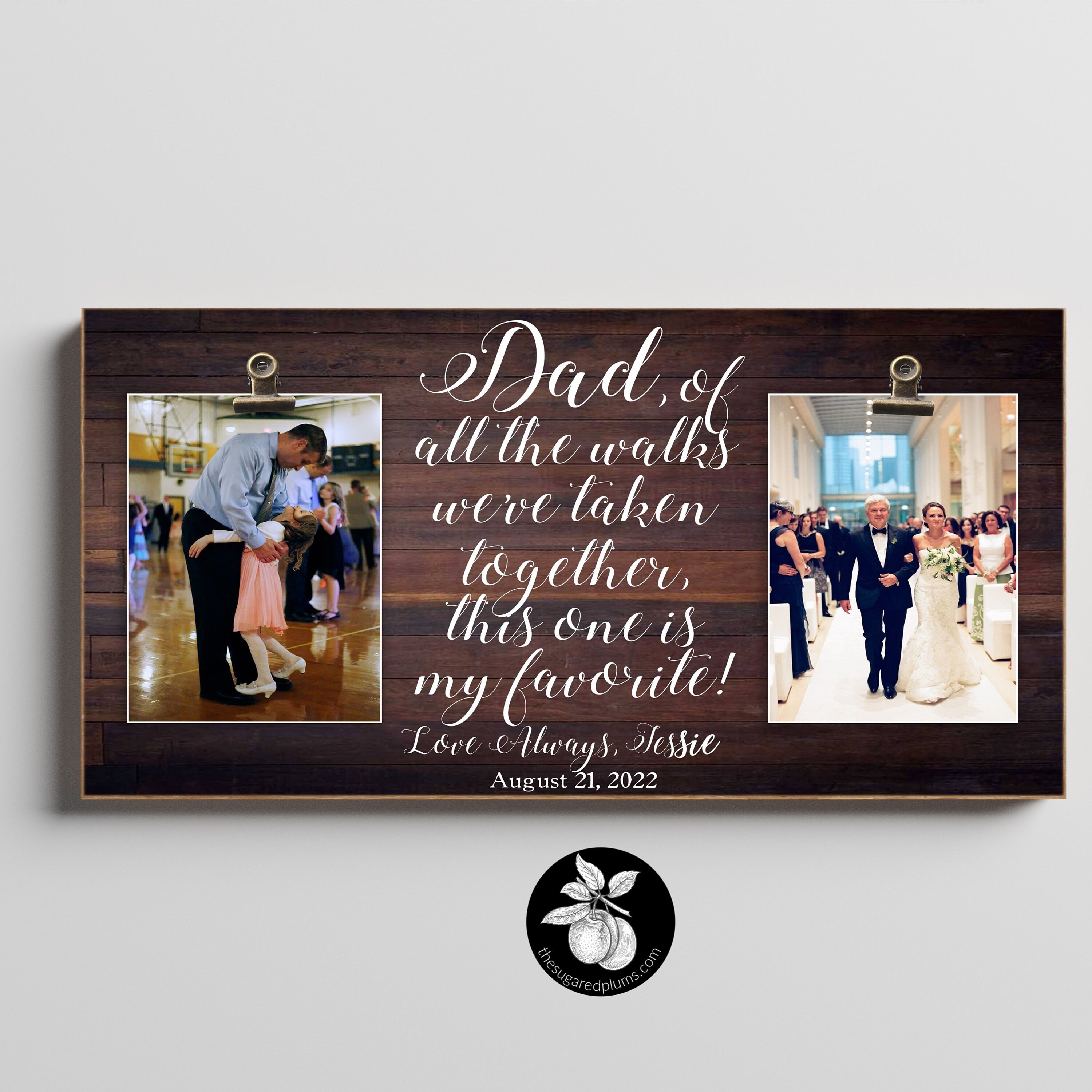 Frame Father of the Bride - Etsy
