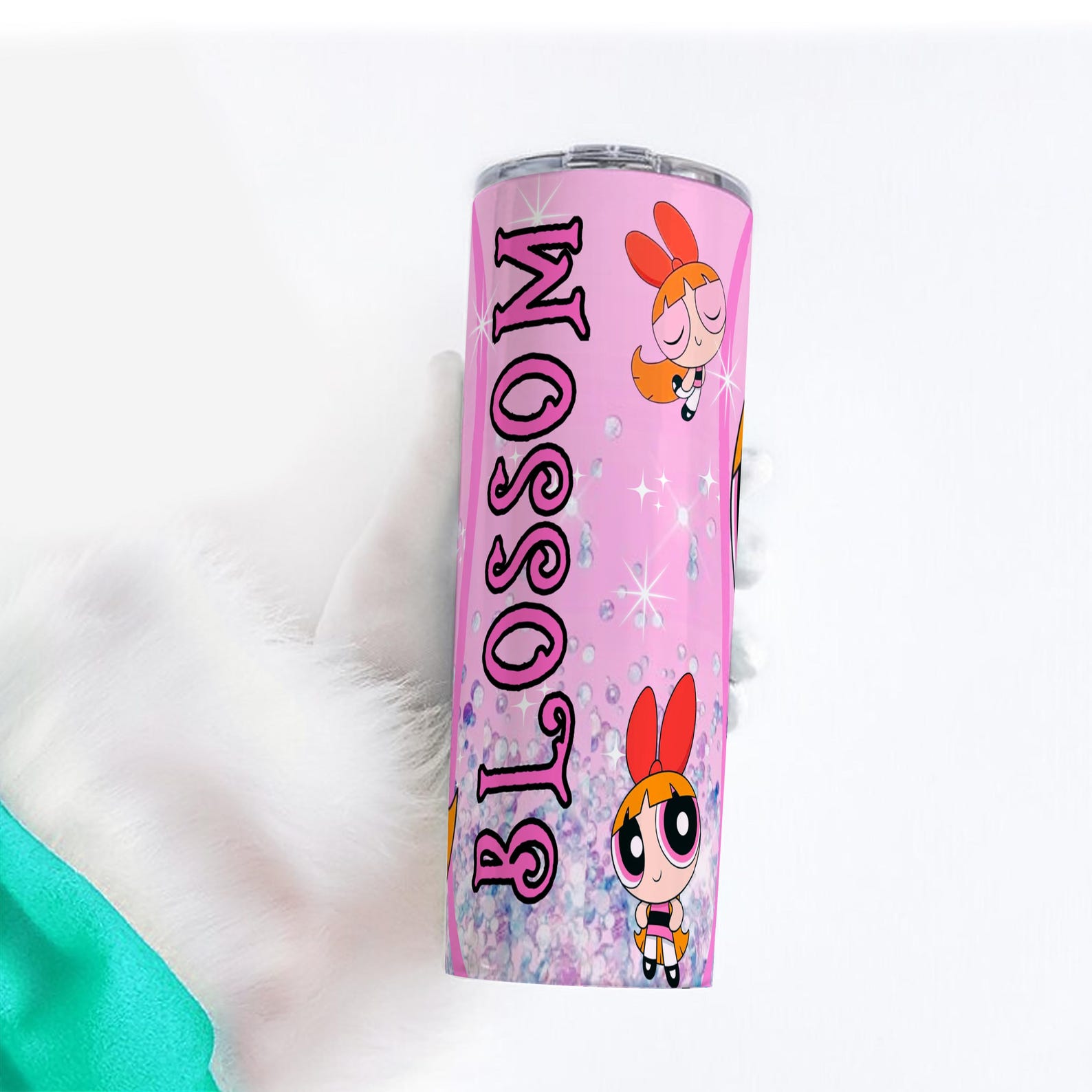 Blossom Png, Powerpuff Girls Tumbler Wrap: 20oz PNG File (digital ...