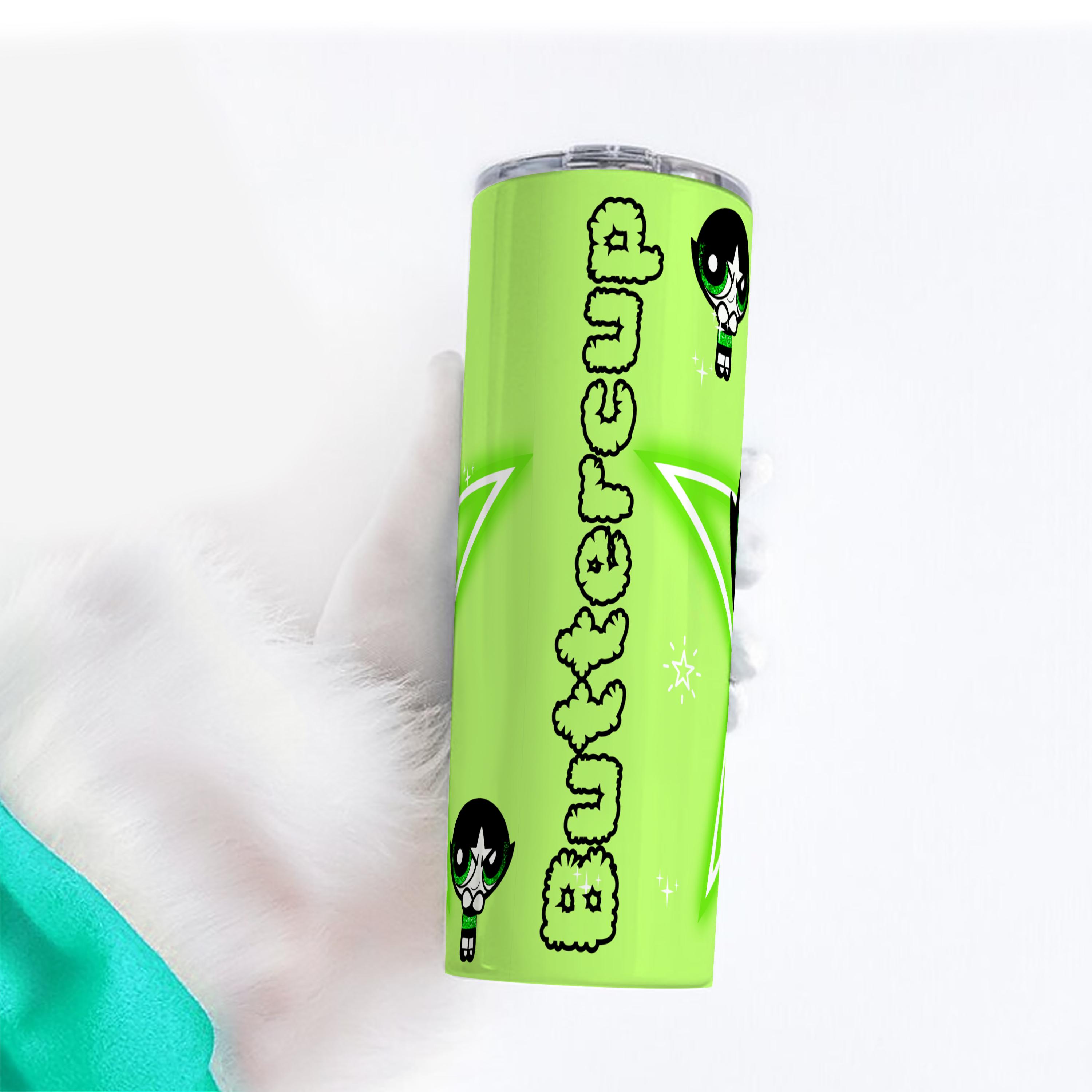 Buttercup Powerpuff Girls Tumbler Wrap: 20oz Sublimation Design (PNG ...