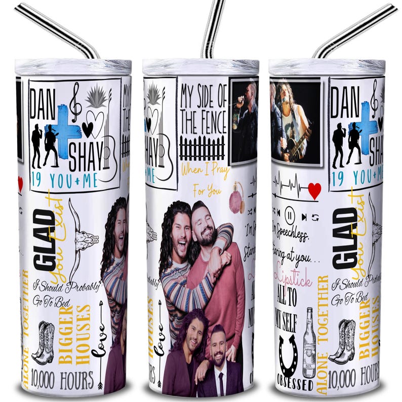 Dan and Shay Country Singer 20oz PNG Wrap: Sublimation Design (digital ...