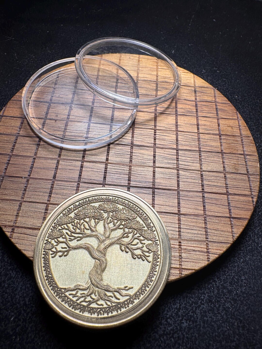 Tree of Life Double Sided Challenge Decision Coin - Etsy