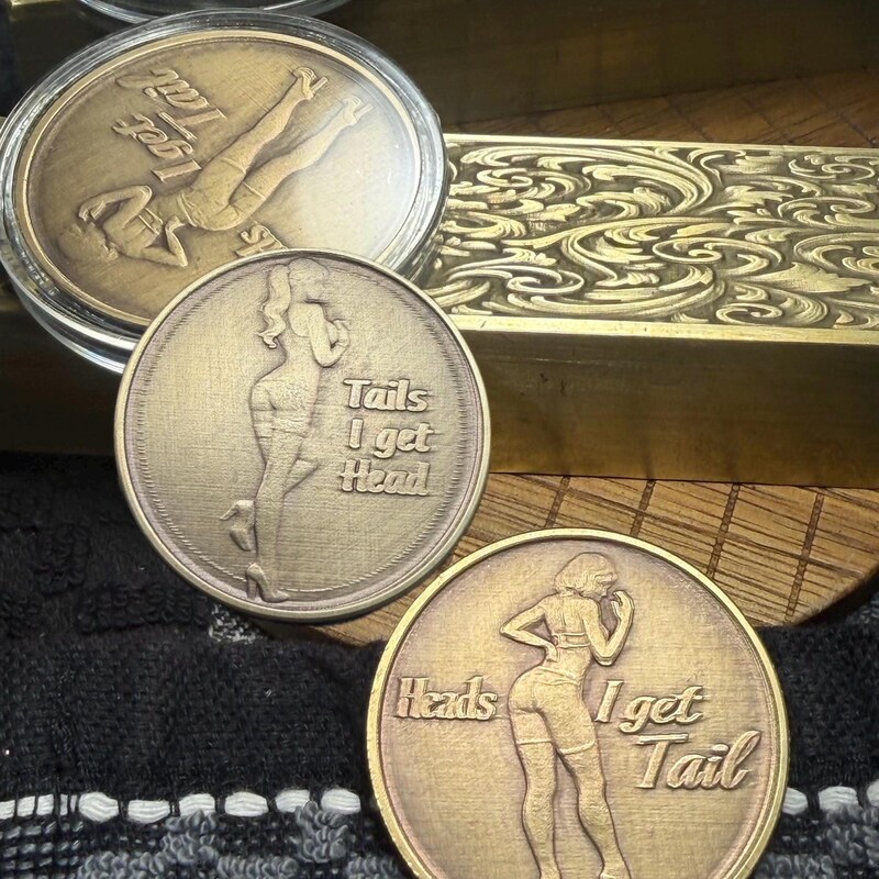 Heads I Get Tail Coins - Etsy