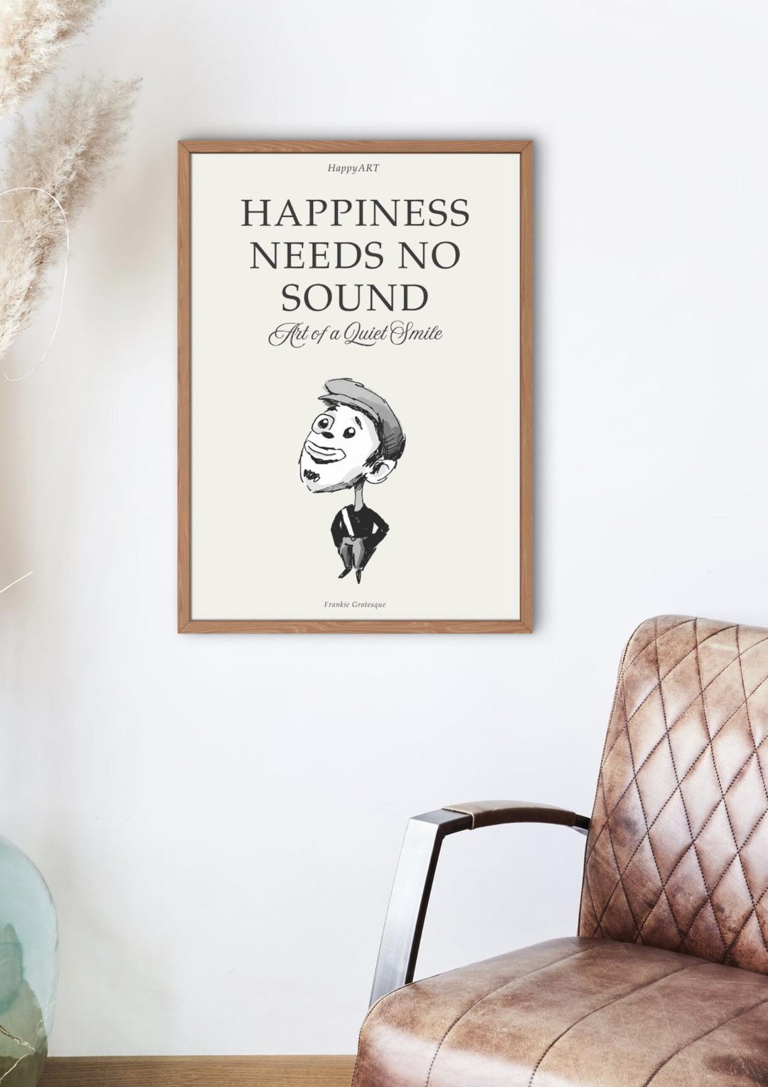 Hand-drawn Character Poster – Printable PDF Art Inspired by Comedy ...