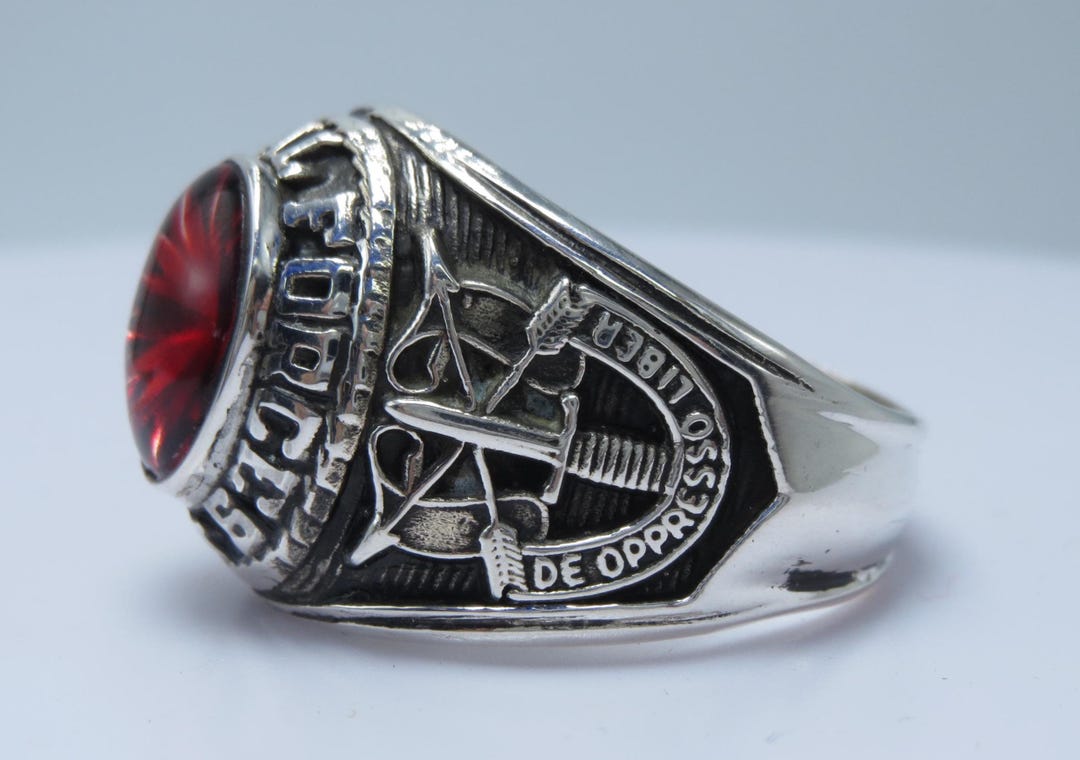 Sterling Silver Special Forces Ring – Custom Engraved Gift for Veteran ...