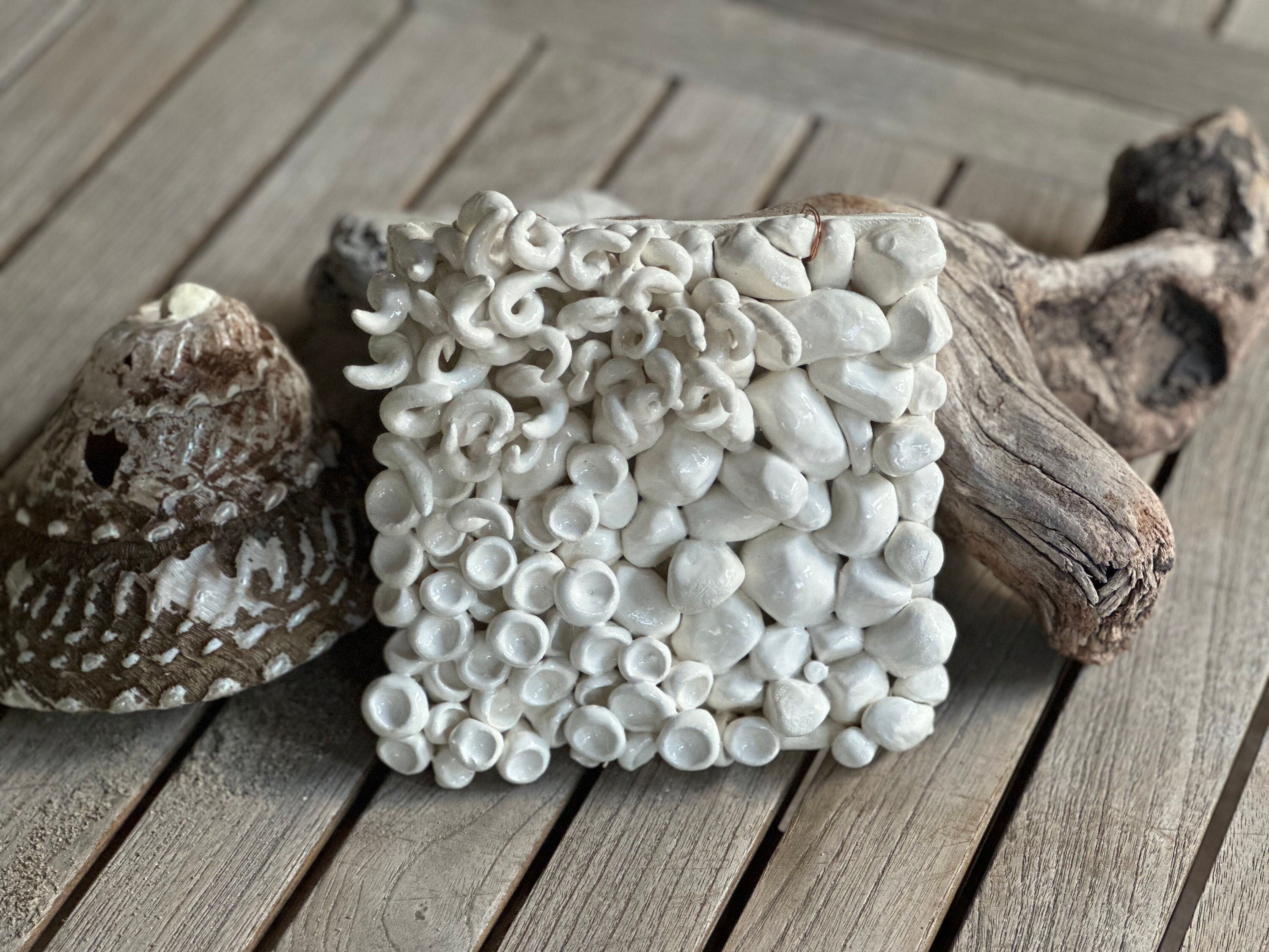 Hand Sculpted 3D Nature Inspired Tiles Wall Art Backsplash - Etsy