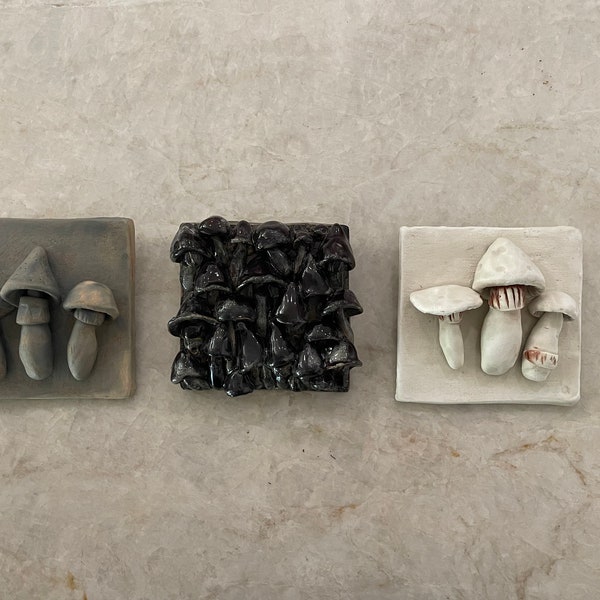Mushroom Tile - Etsy