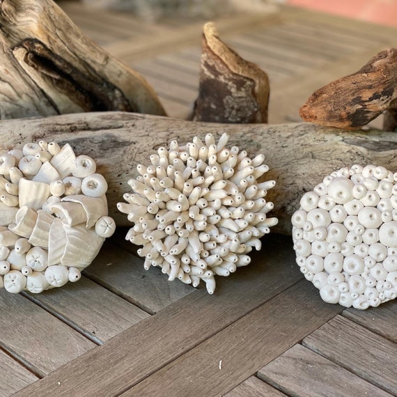 Round Shape Ocean Inspired 3D Sculpted Wall Decor Tiles - Etsy