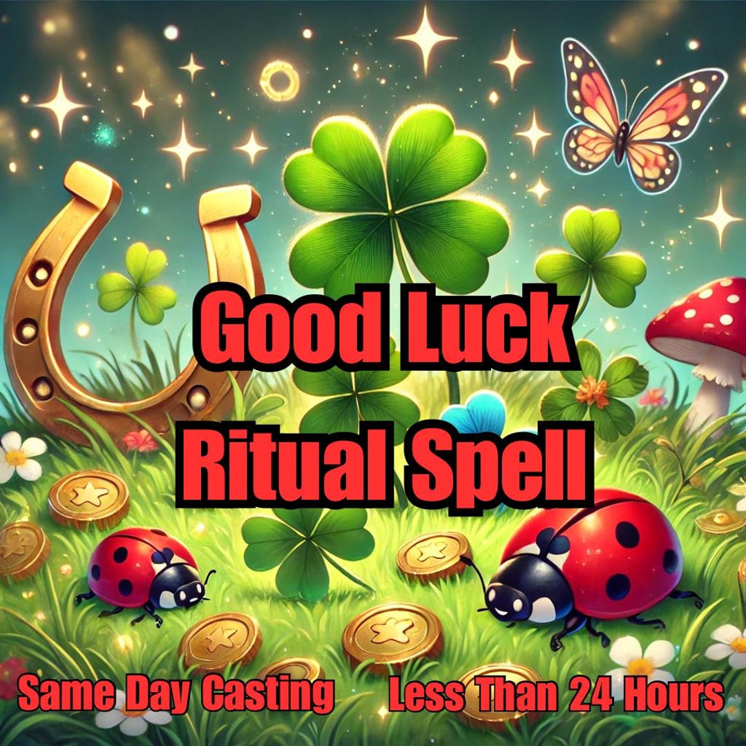 Mini Good Luck Ritual Spell – Attract Luck, Success, Positive Energy ...