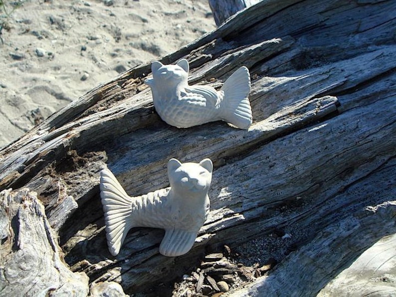 Mercat Zen Mini Katfish Cat Mermaid Bonsai Terrarium Statues - Etsy