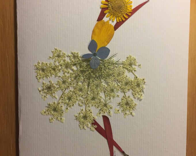 Pressed Flower Dancer - Etsy