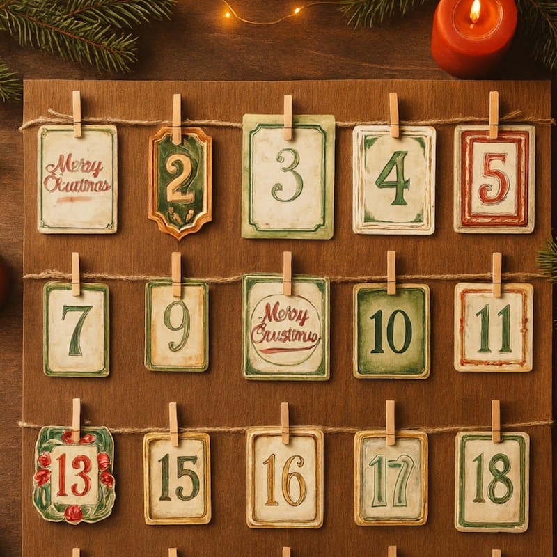 Vintage Advent Calendars - Etsy
