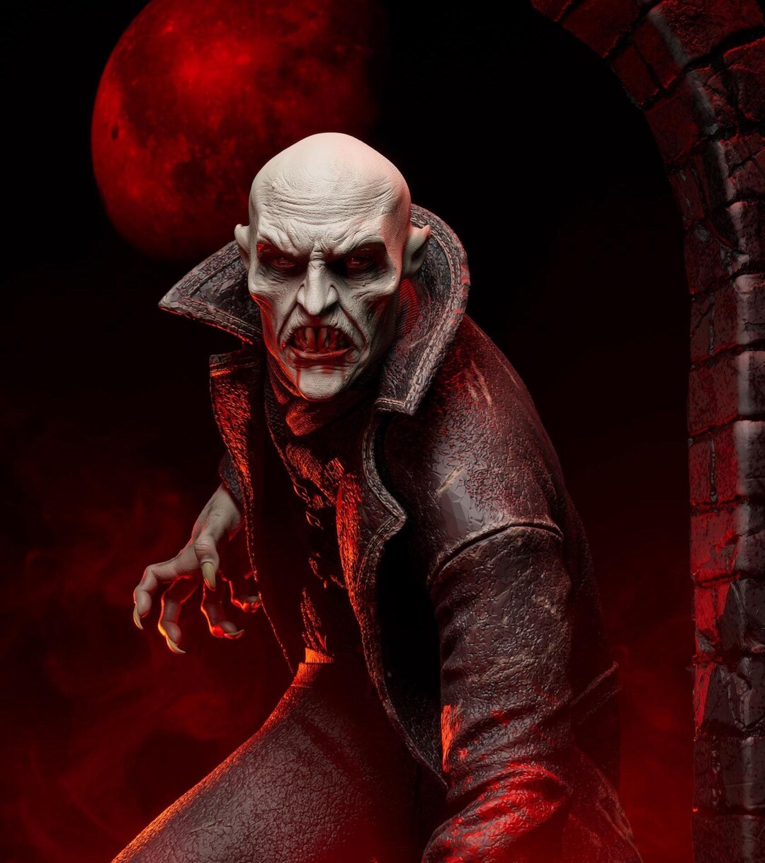 Nosferatu Reveal Vampire STL File 3D - Etsy