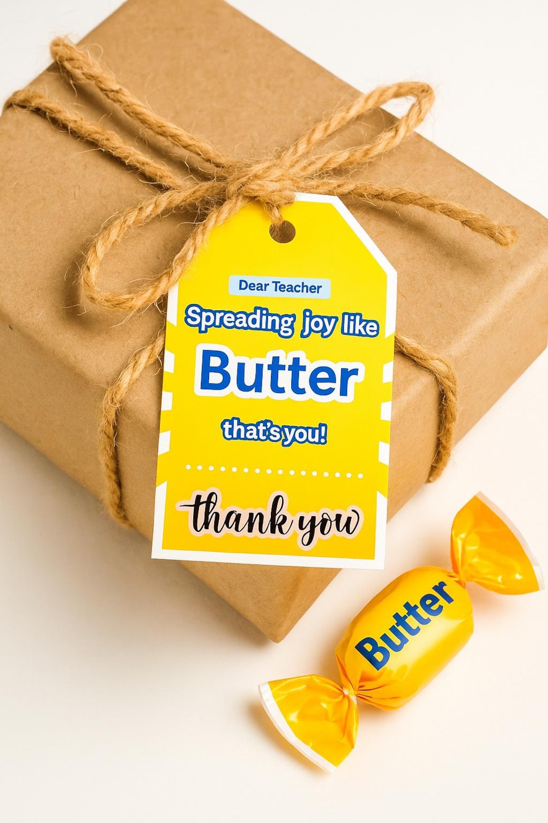 Butterfinger Thank You Gift Tag Printable Teacher Appreciation Week ...