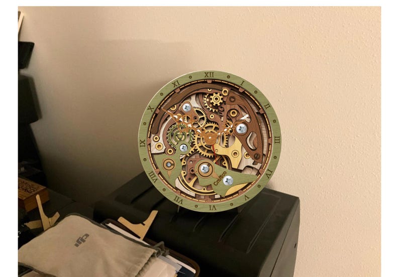 3D Steampunk Clock DFX: Layered Gear Mandala Laser Cut File (digital ...