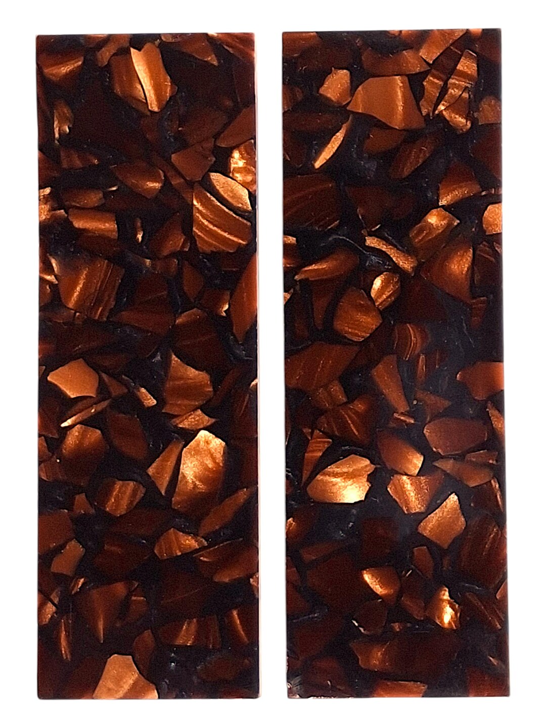 Black & Copper Terrazzo Pearl Scales Knife Handles - Etsy