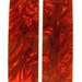 Ruby Red Pearl Scales Knife Handles . - Etsy