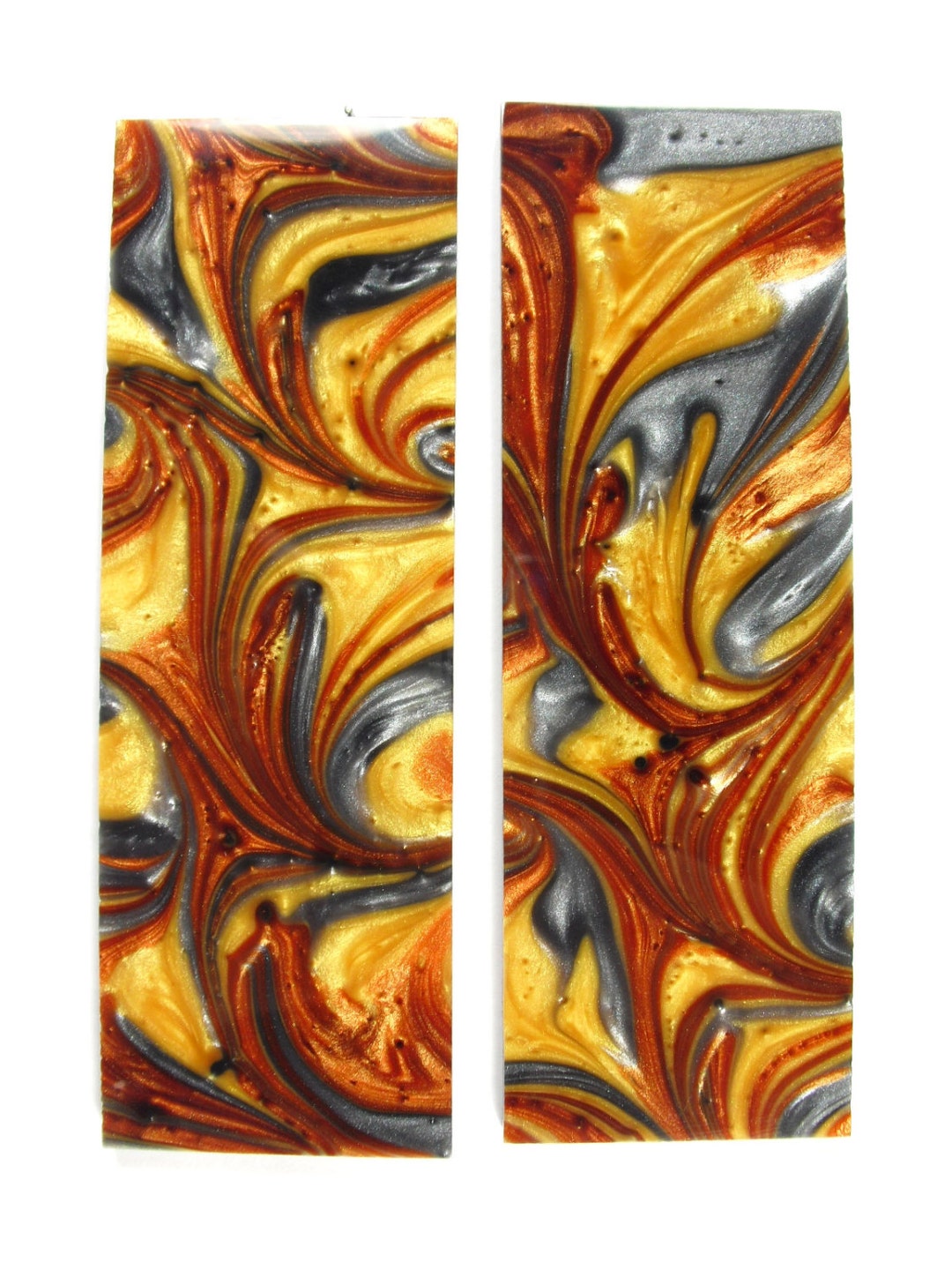 Electrum Pearl Scales Knife Handles . - Etsy