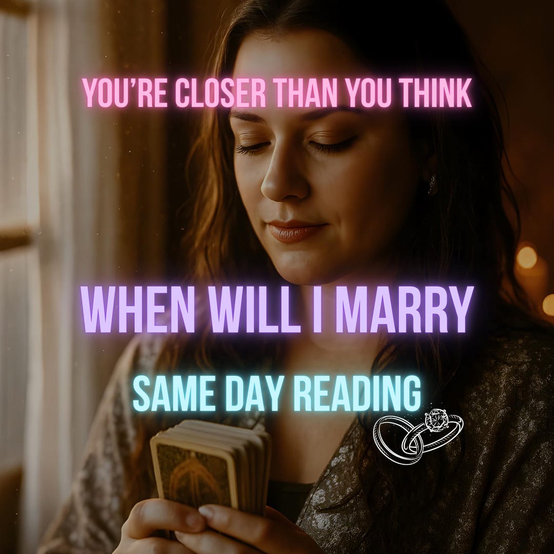 When Will I Marry, Future Husband Tarot Reading, Love and Marriage (PDF ...