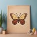 Butterfly Intarsia Wood Art Pattern, Scroll Saw PDF (digital Download ...