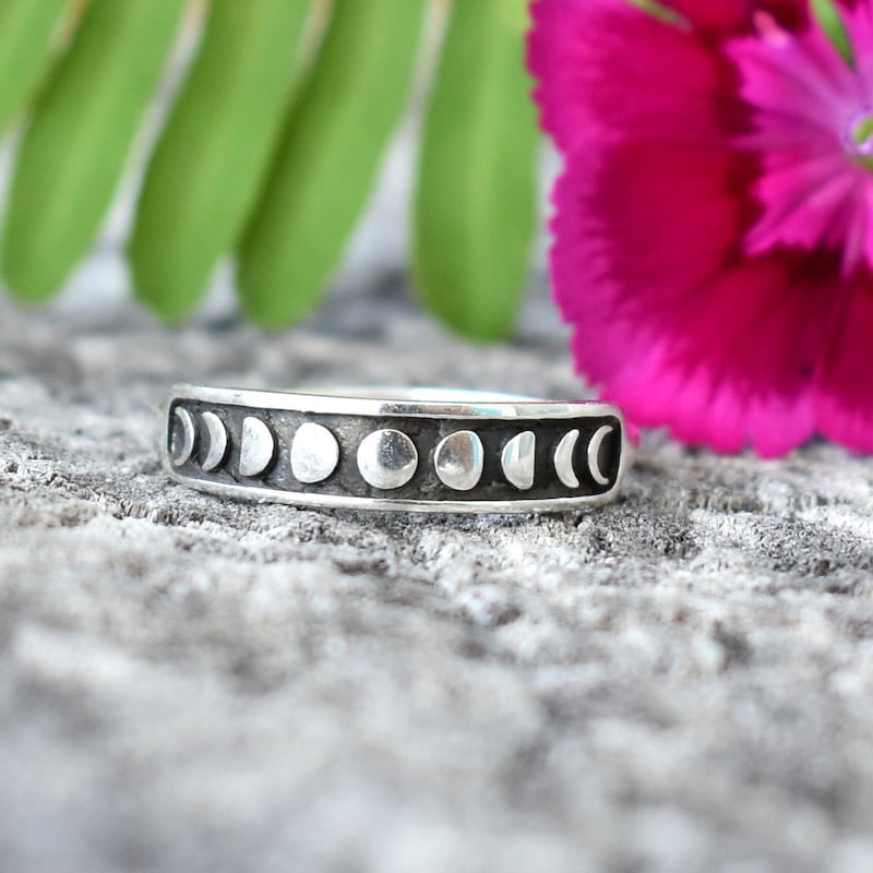 Moon Ring - Etsy