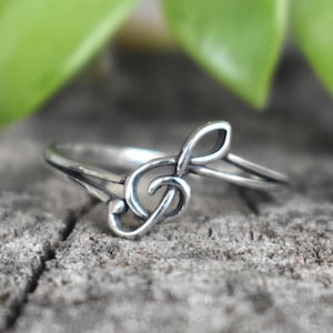 Treble Clef Ring, Music Ring, Singer Ring, Song Writer Ring, Musician ...