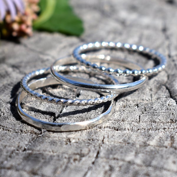 Stacking Silver Ring - Etsy
