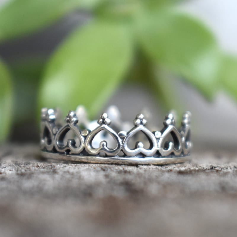 Crown Ring - Etsy
